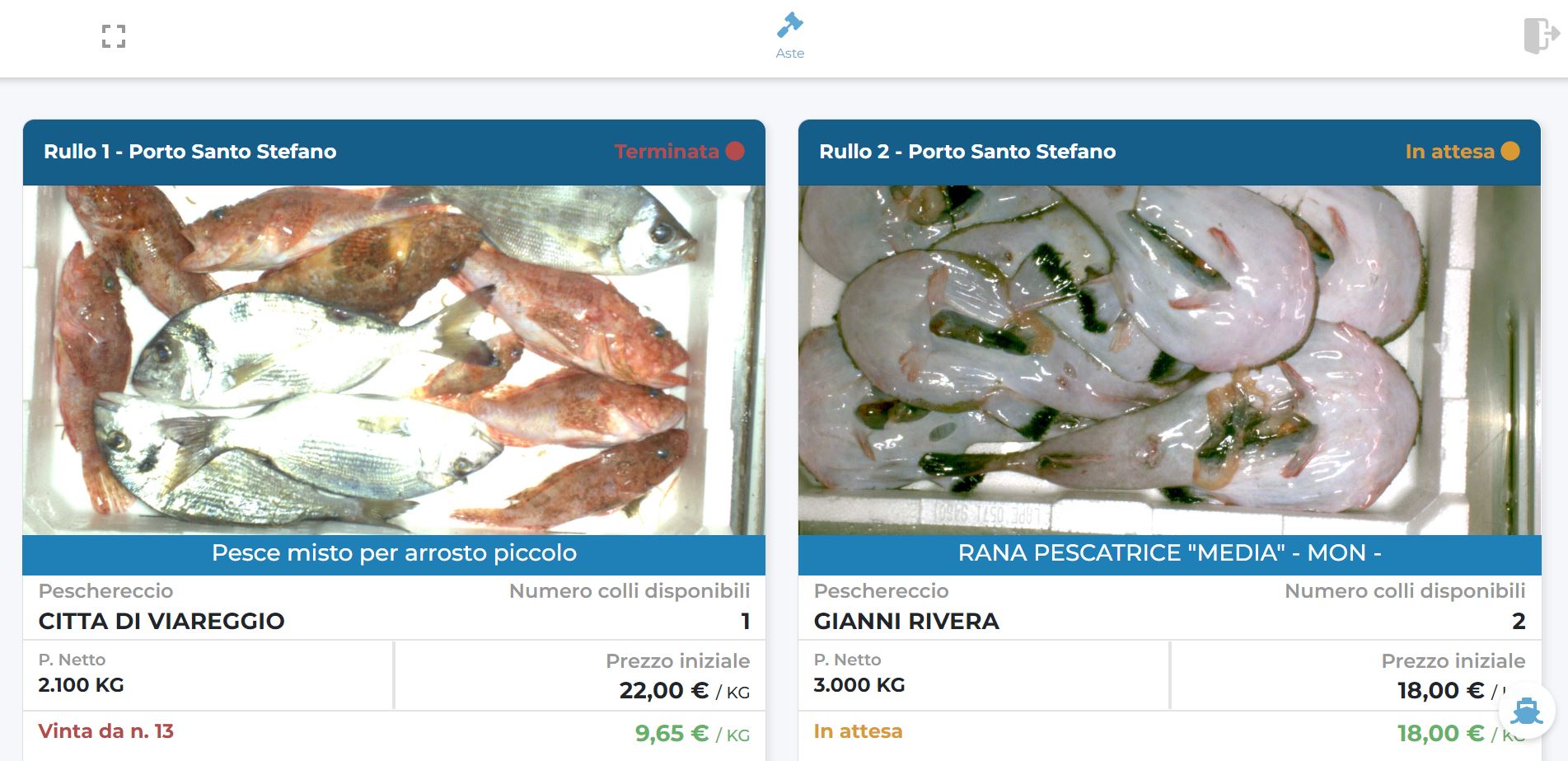 Asta del Pesce online Diretta live, Porto Santo Stefano, Livorno e ...