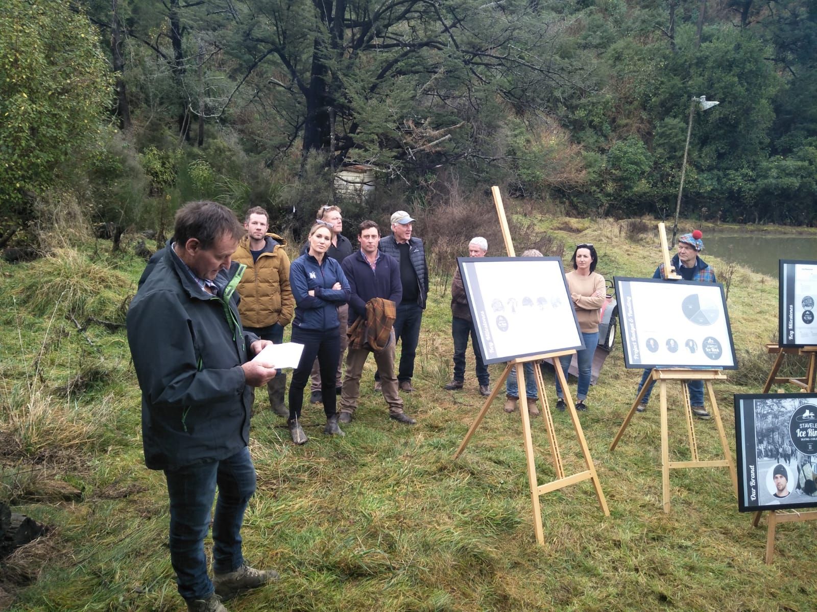 Staveley Ice Rink project, mid Canterbury, New Zealand