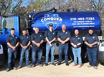 Conquer Plumbing, Air, HVAC, Septic Tank Services