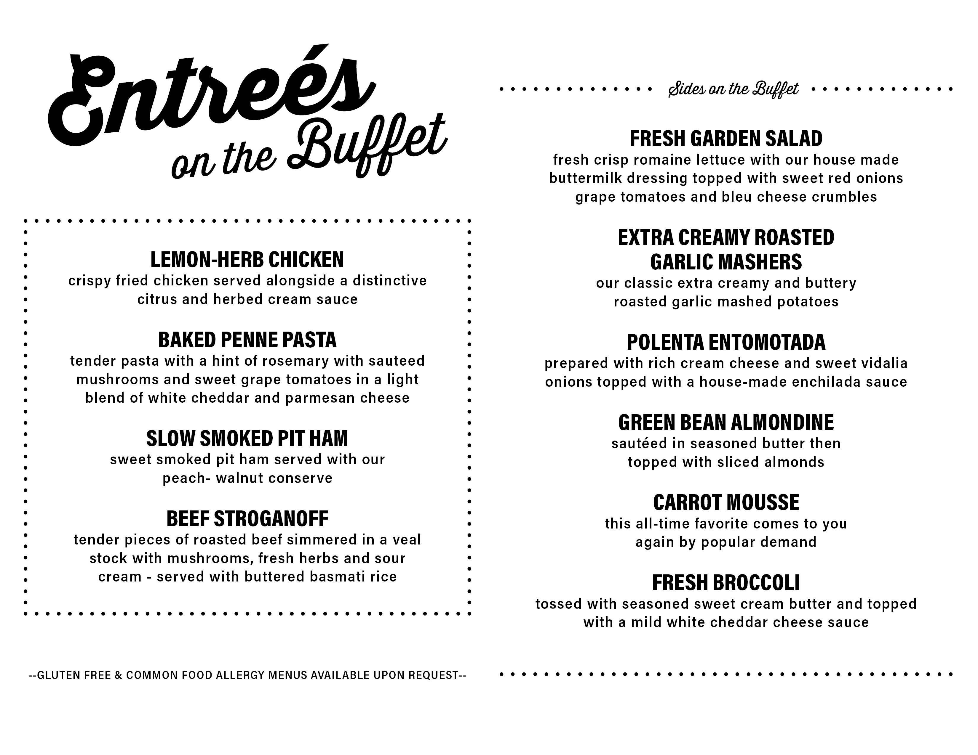 MENUS | New Theatre & Restaurant KC