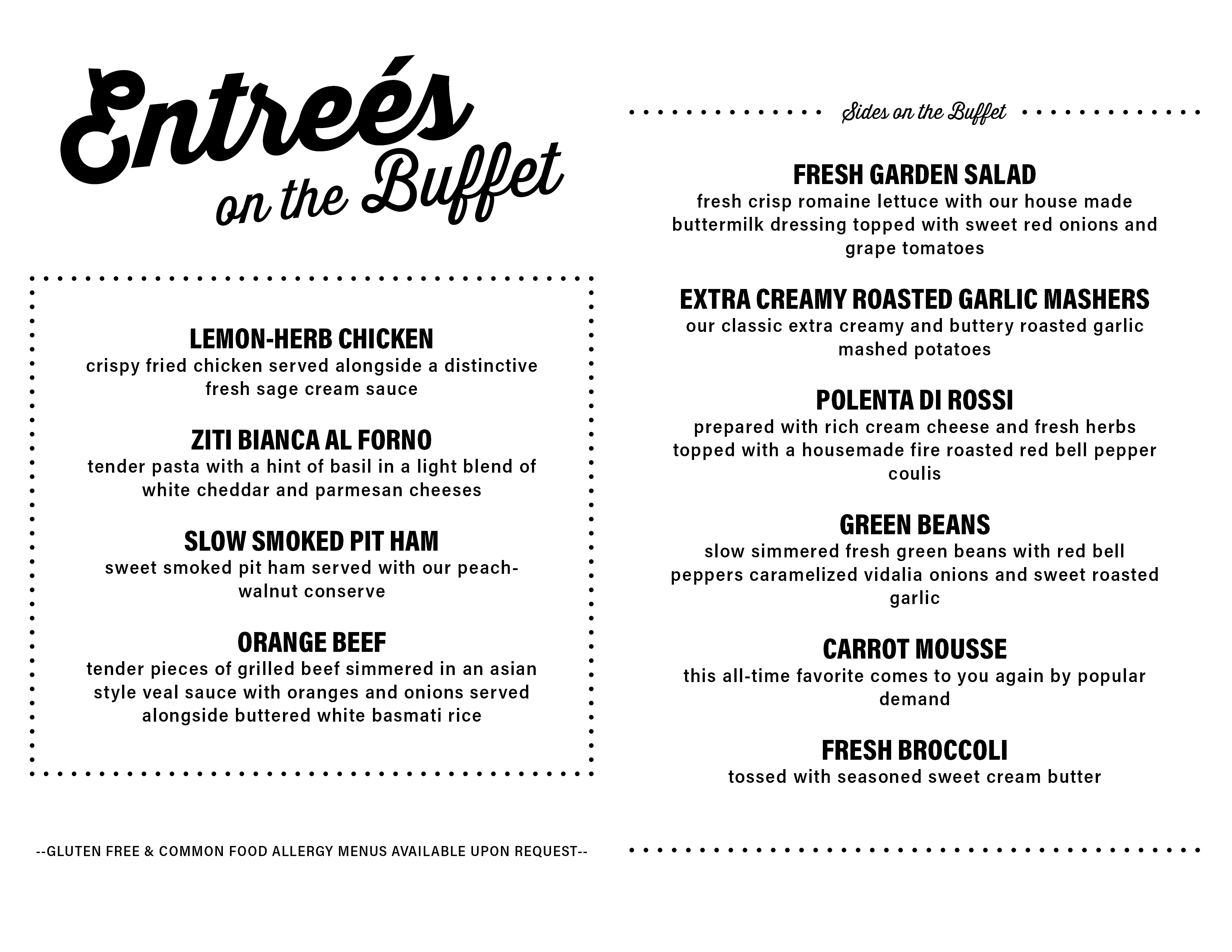 MENUS | New Theatre & Restaurant KC