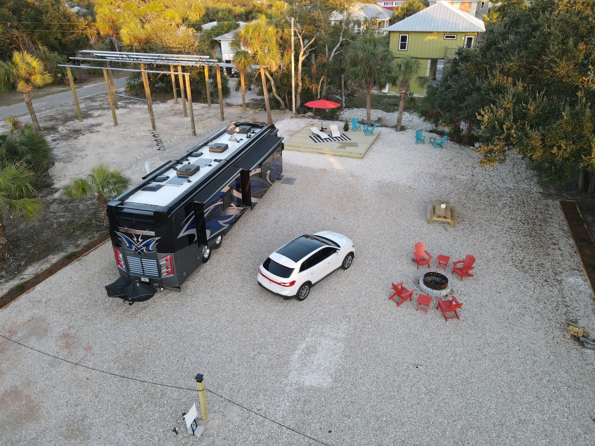 Private RV Beach Retreat Site