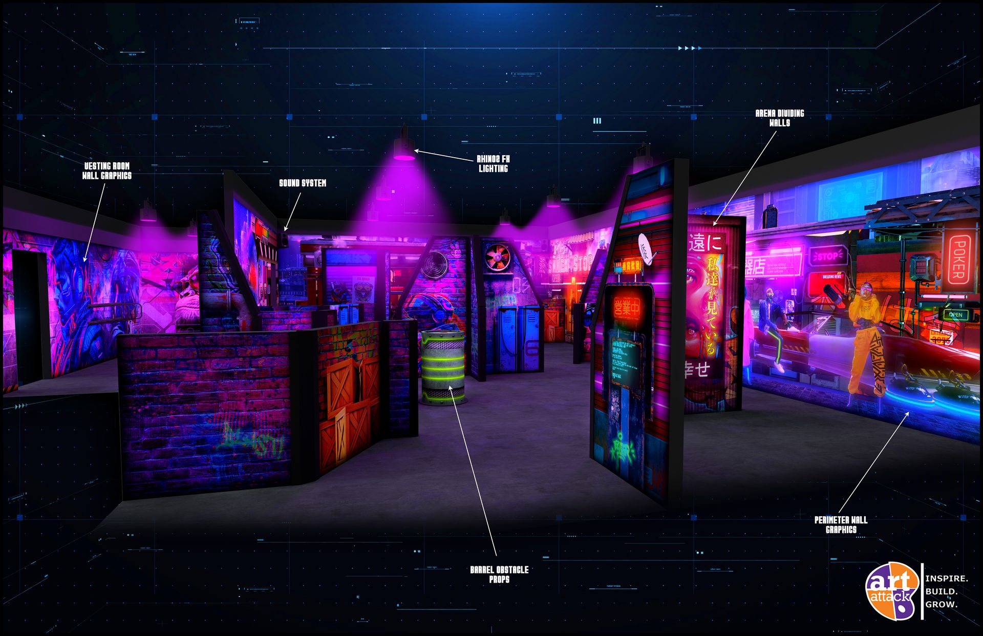 Blaster Arenas | Art Attack