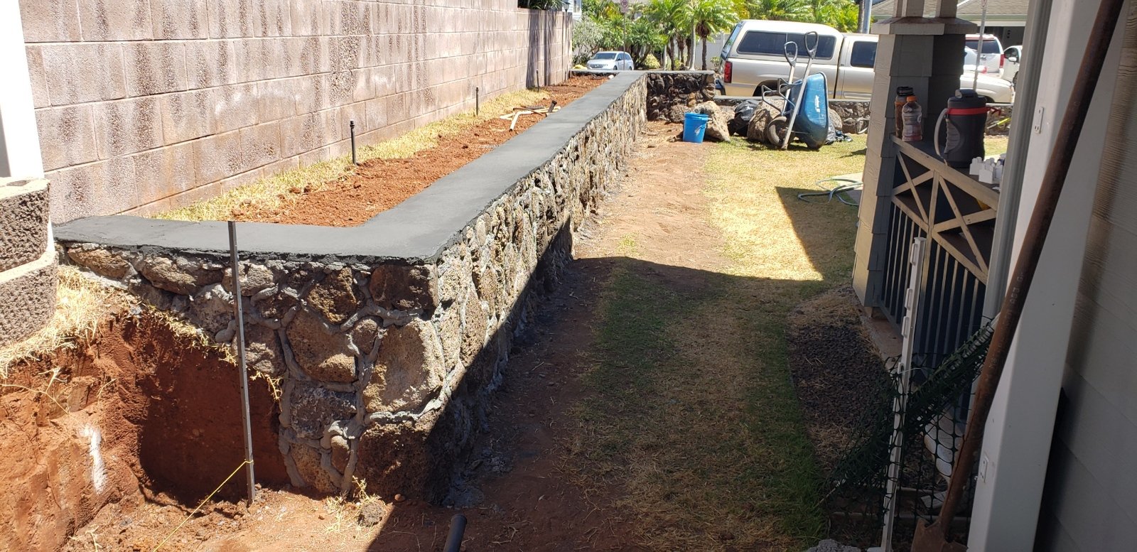 Oahu Masonry Contractors | Lava Rock Wall Builders Oahu