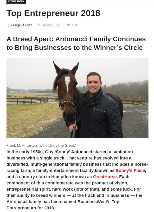 Top Entrepreneur 2018 - A Breed Apart: Antonacci Family Continues to ...