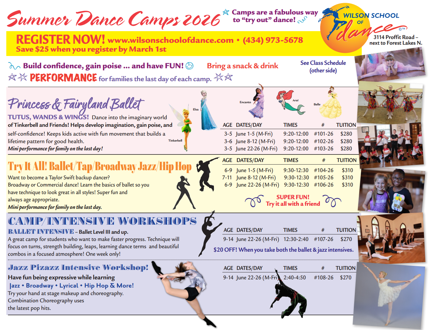 Summer 2024 Class Schedules | Charlottesville, VA | 434-973-5678