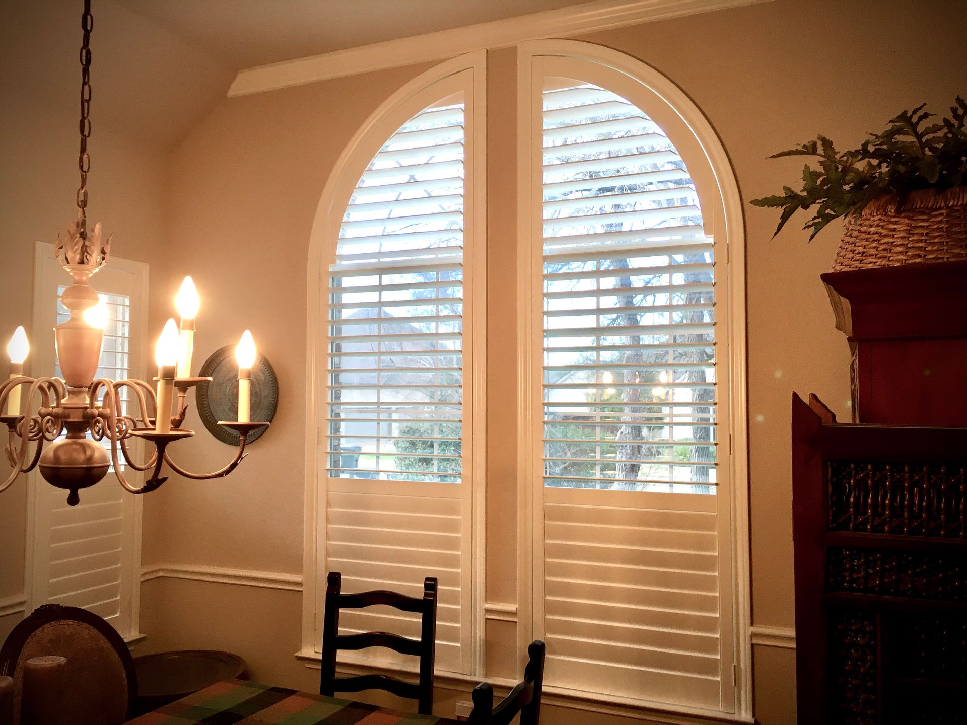Large Window Plantation Shutters - Custom Wood - Made in Austin, TX