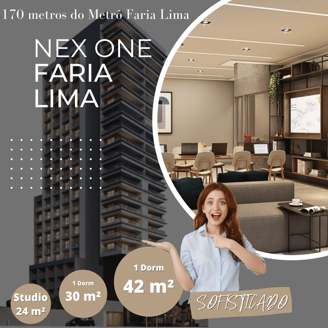Nex One Faria Lima- Direto com a Incorporadora