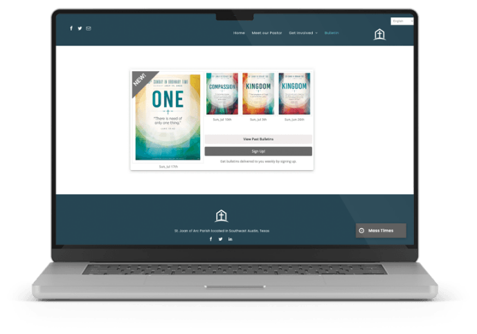 Parishes Online | Digital Bulletin Directory | LPi