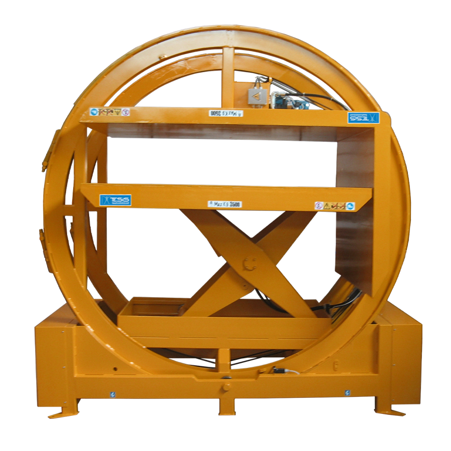 Industrial turners upenders & positioners, Pile turners