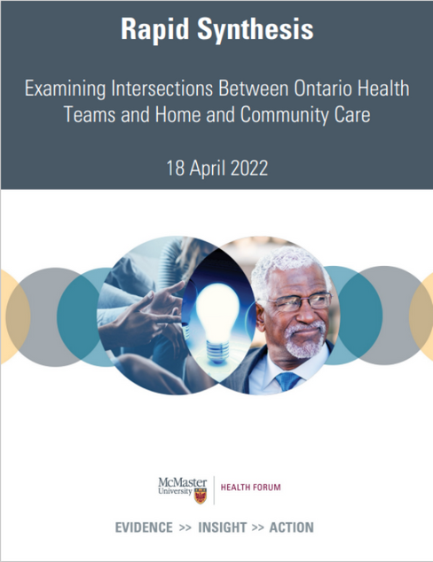Examining Intersections Between Ontario Health Teams and Home and ...