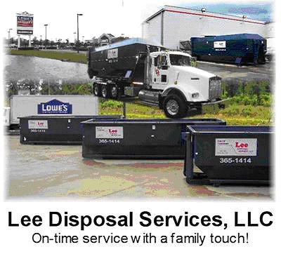 Lee Disposal Services | Affordable Dumpster Rentals | Dillon, SC