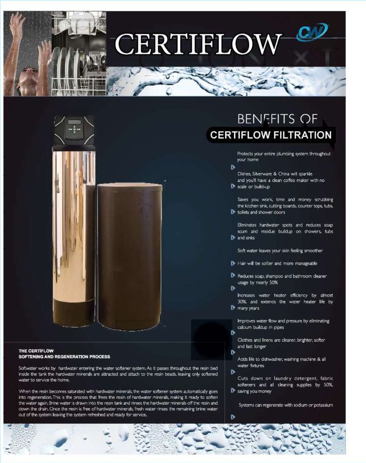 Certiflow Water Softener | Midland, TX | NuStream Water Treatment