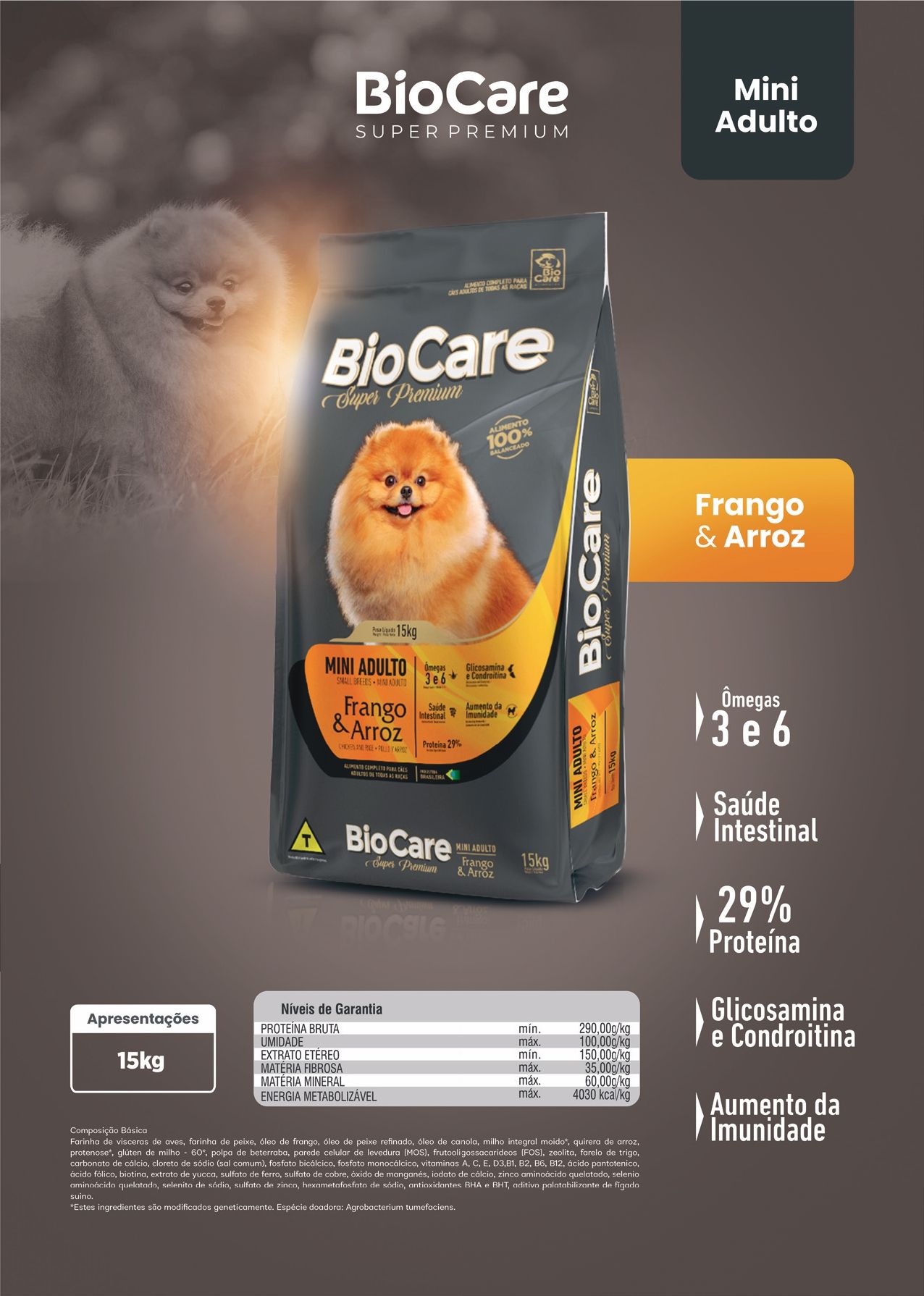 Produtos Biocare: Rações Premium para Cães e Gatos