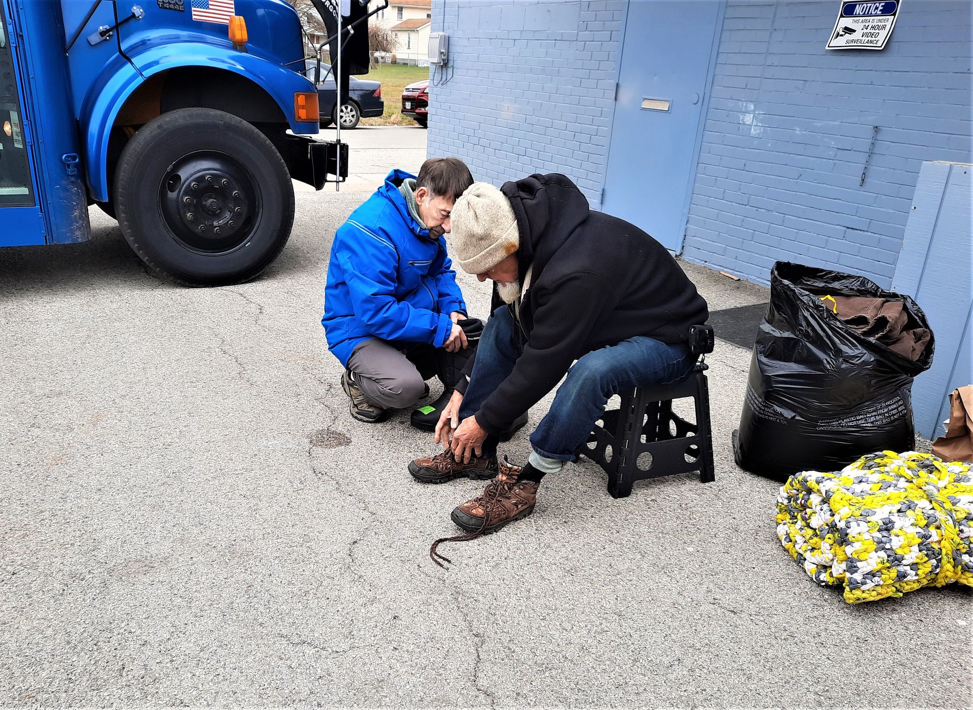 What to do if you encounter a homeless person?