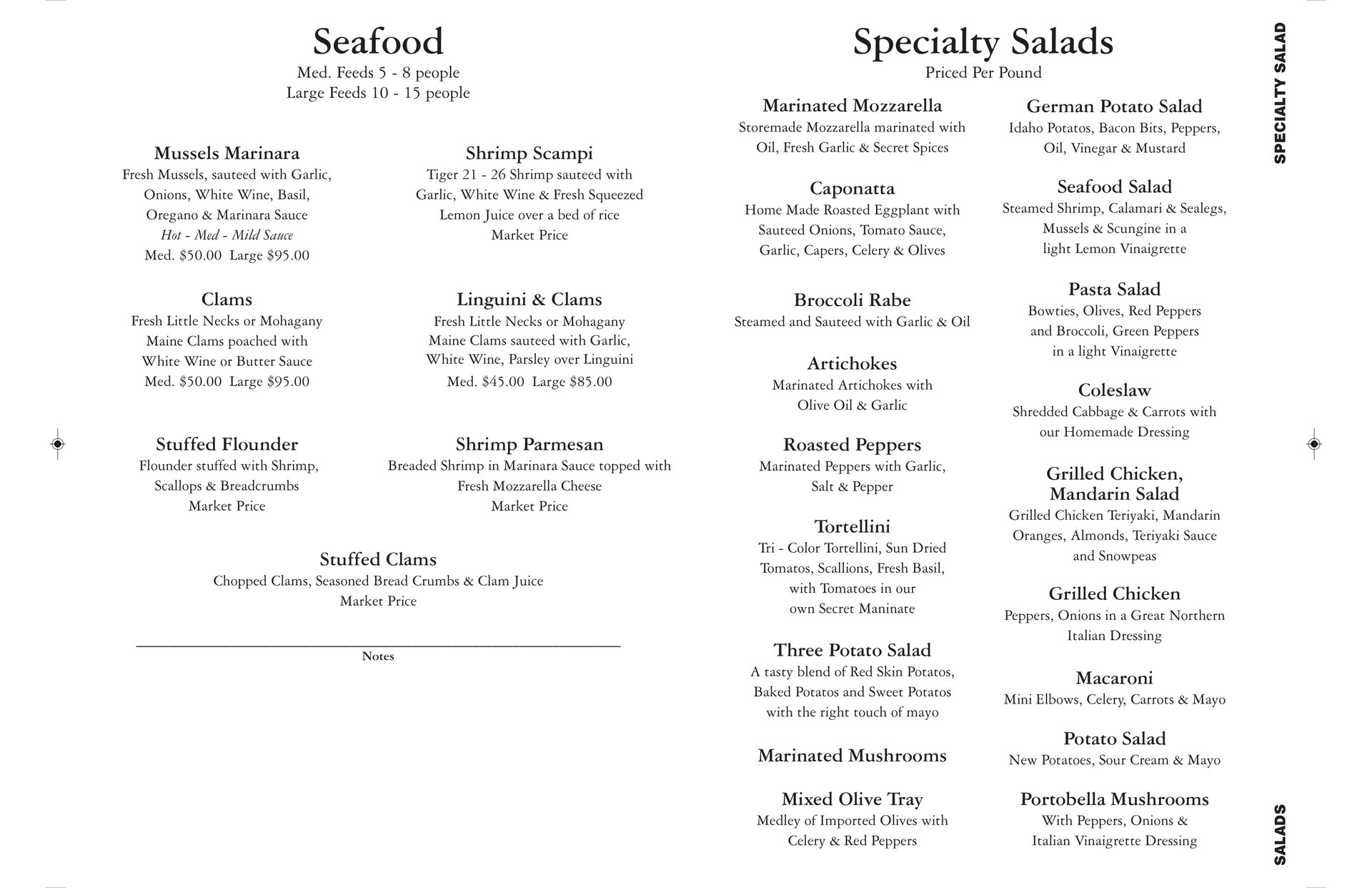 Catering - The Best of Little Italy