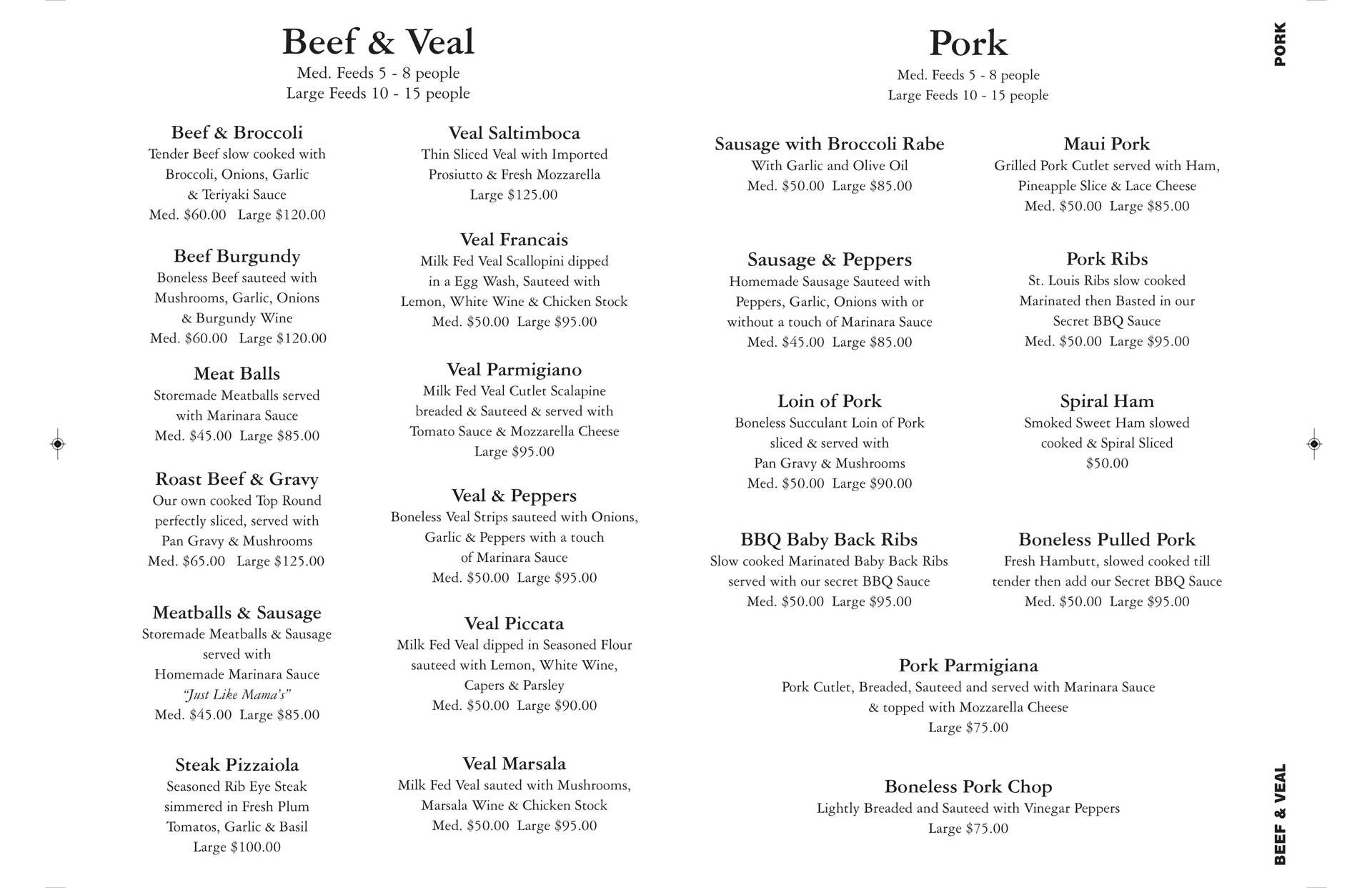 Catering - The Best of Little Italy