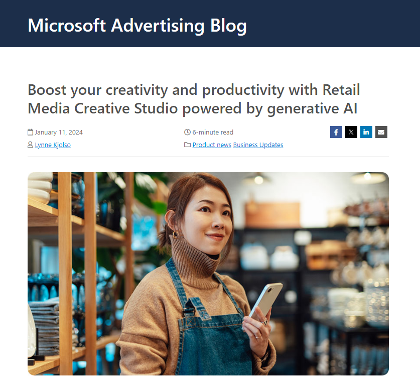 Microsoft - Neues KI Feature für Instant Banner Ads