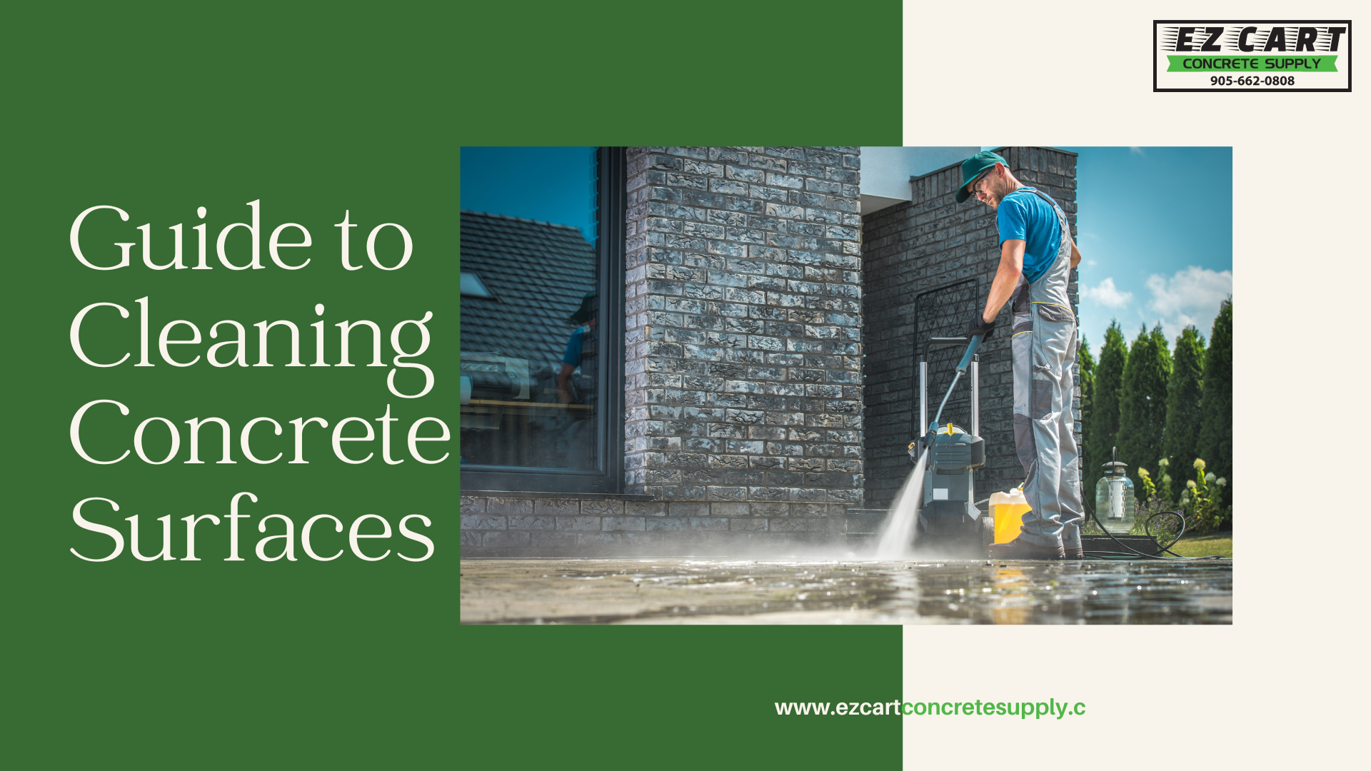 Guide to Cleaning Concrete Surfaces