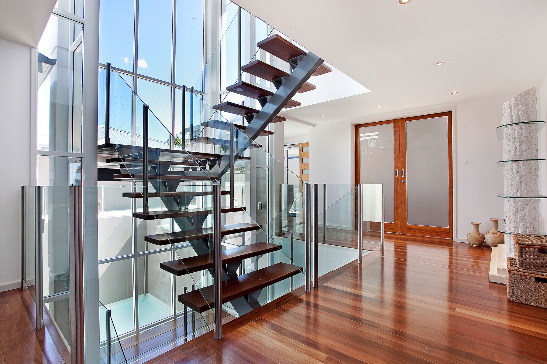 We build custom floating stairs for greater Orlando