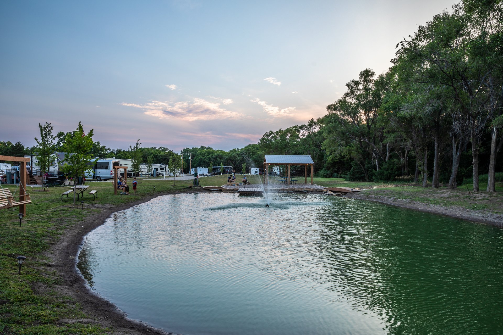 Photos of Creek Side Resort, Campground, and Cabins.