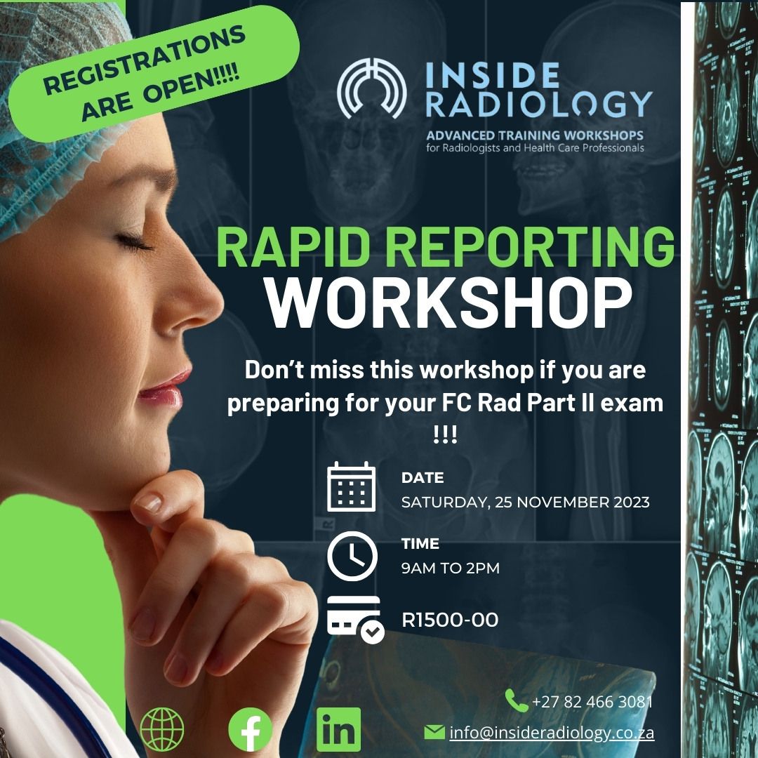 Register for Rapid Reporting Workshop Nov'23