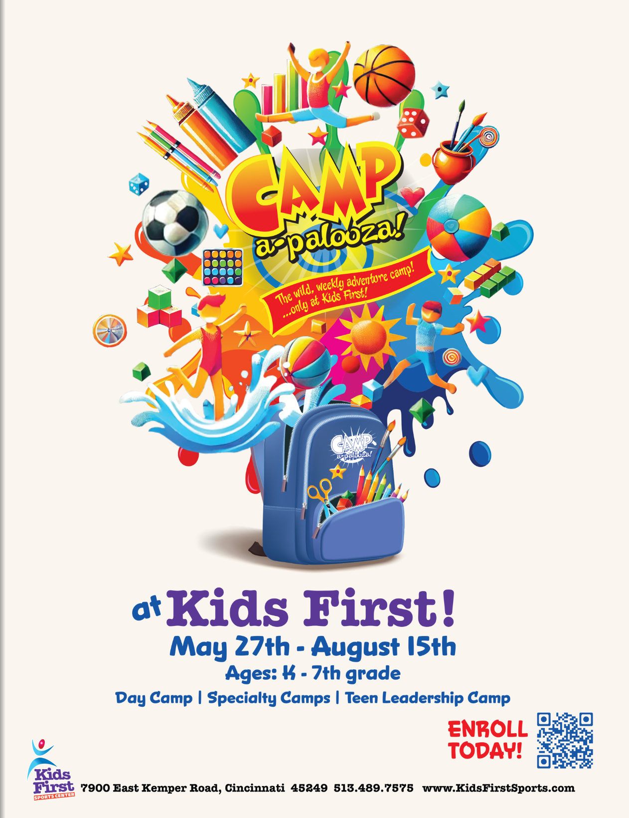 Summer Camps | Kids First Sports Center | Cincinnati