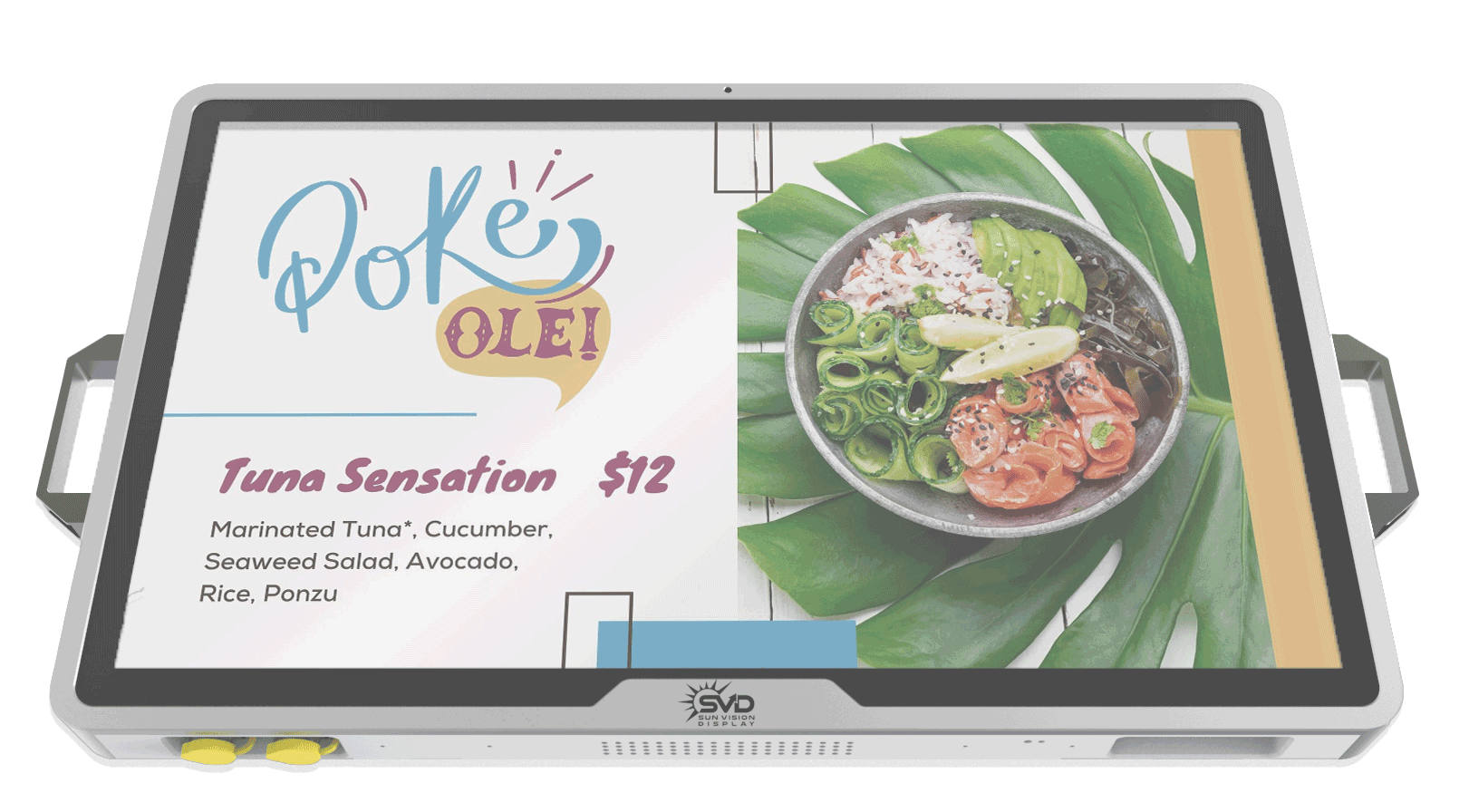GO! Food Truck Digital Menu Boards | Sun Vision Display