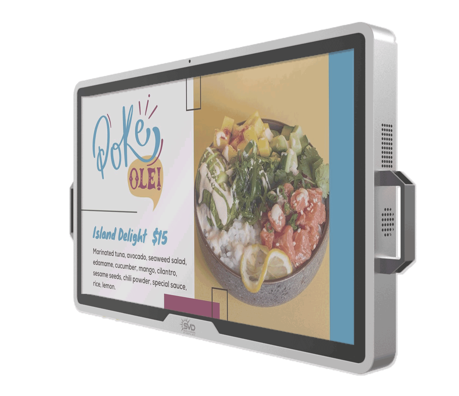 GO! Food Truck Digital Menu Boards | Sun Vision Display