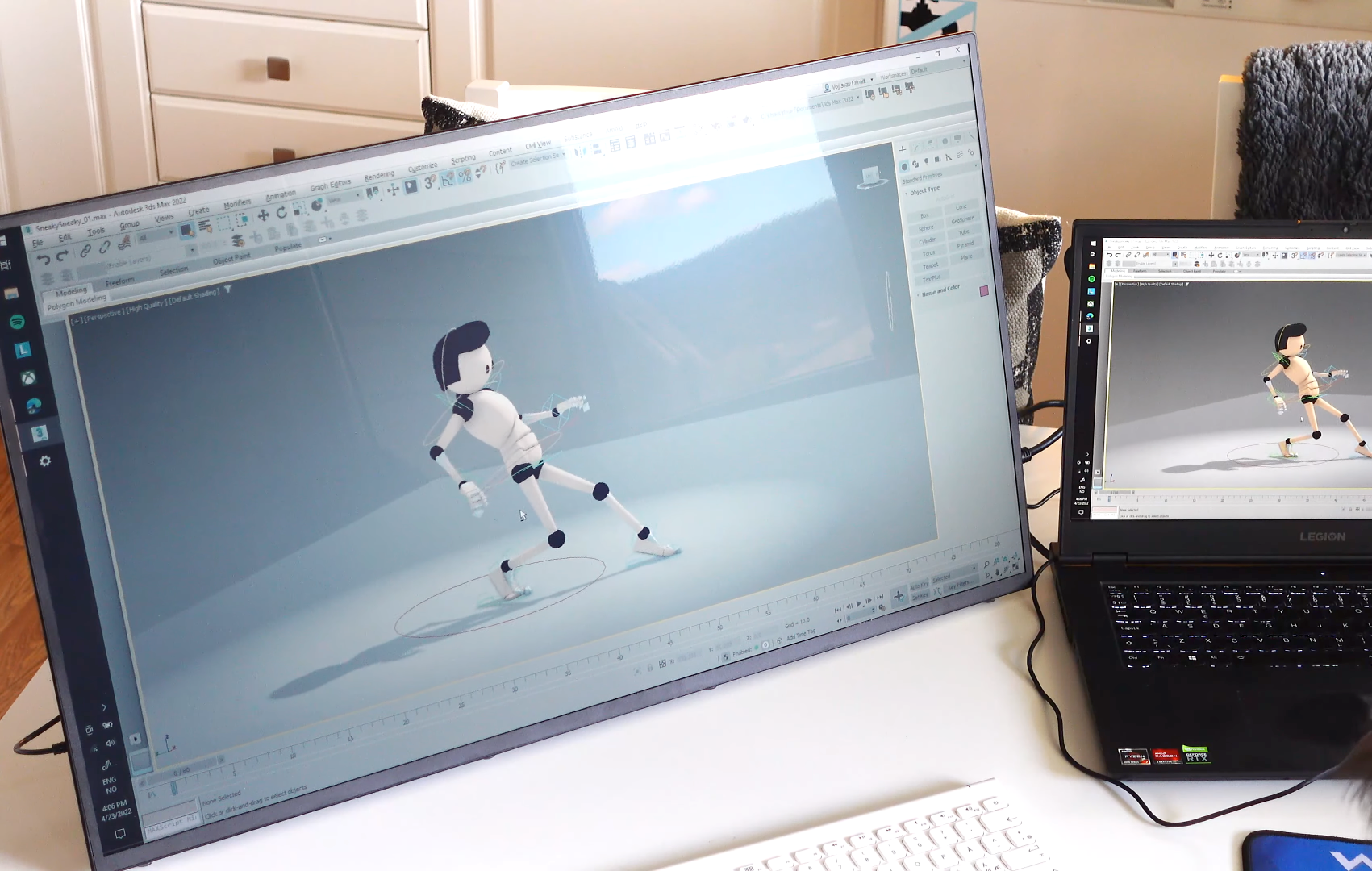 The "rE" Monitor | Eye-Friendly Color RLCD Monitor