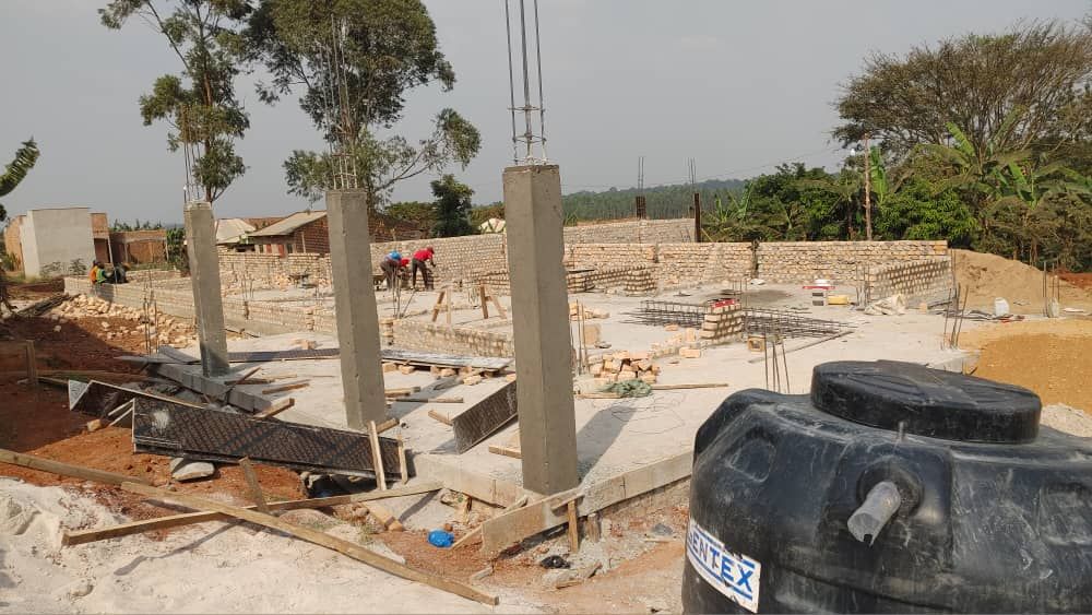 Construction of superstructure and columns