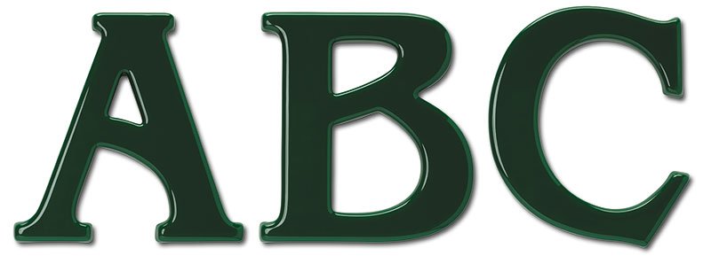 Formed Plastic Letters & Logos