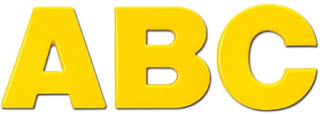 Order Standard Formed Plastic Letters | Signs In A Minute