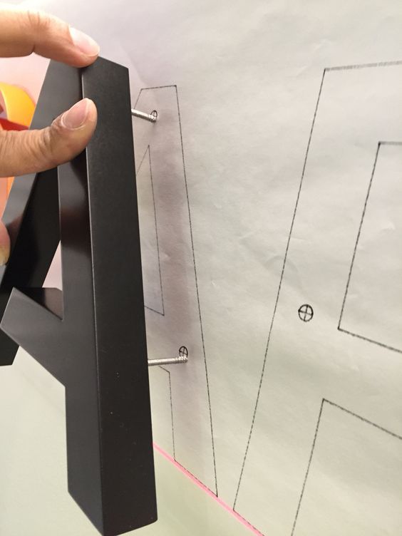 Plastic Letters & Metal Letters Installation Options