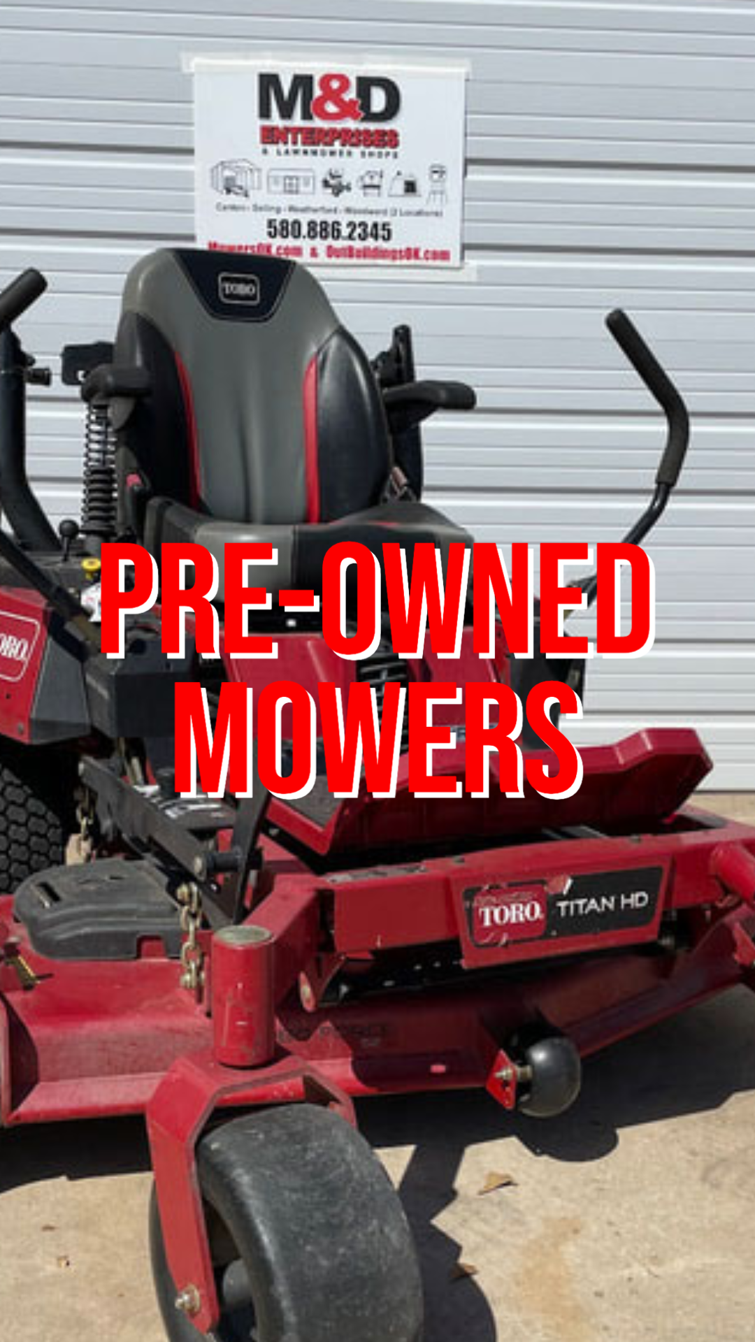 Products | M&D Enterprises & Lawnmower Shops
