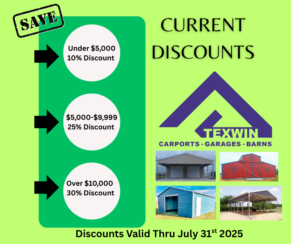 Texwin Steel Buildings | M&D Enterprises