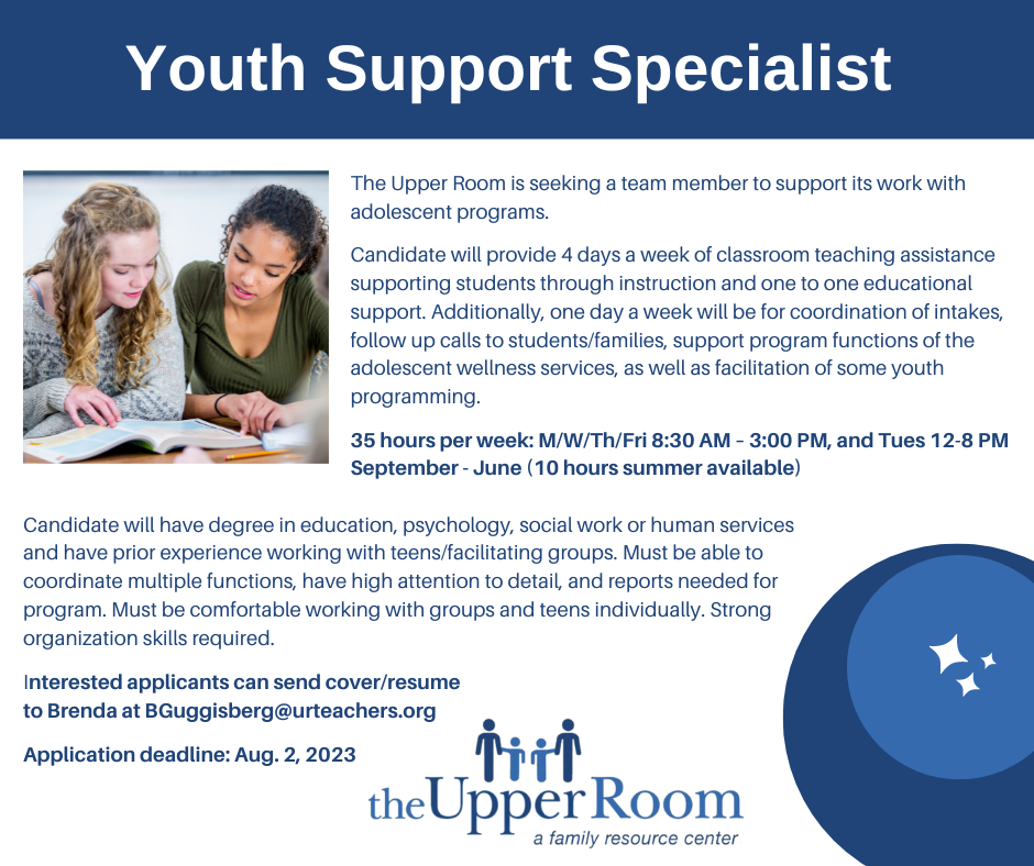 The Upper Room, a family resource center in Derry, NH