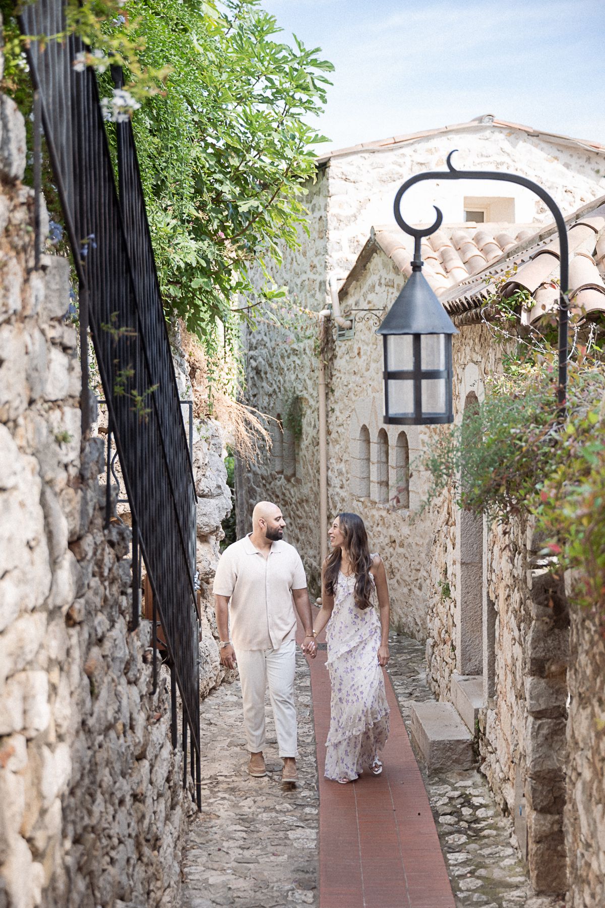 Proposal at Chateau Eza on the French Riviera