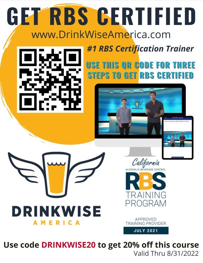 DRINKWISE America | No.1 California RBS Alcohol Server Training