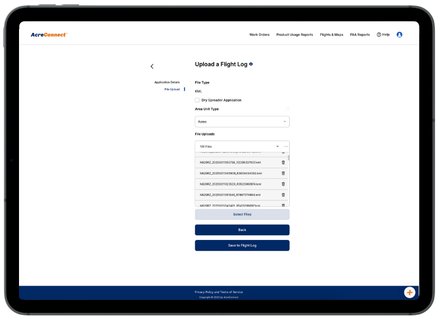 Agriculture Spray Drone Software | AcreConnect Software