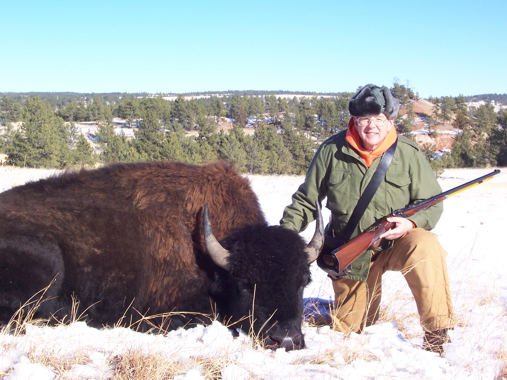 Buffalo hunting, South Dakota, Guided Bison hunt in South Dakota