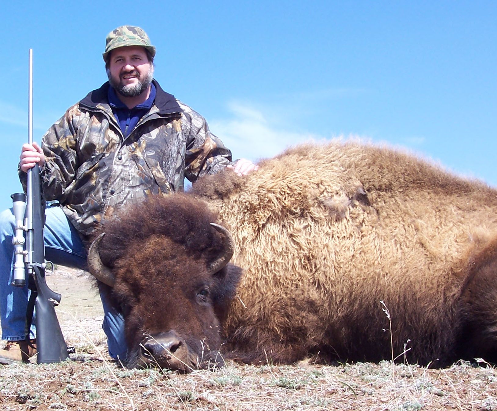 Buffalo hunting, South Dakota, Guided Bison hunt in South Dakota