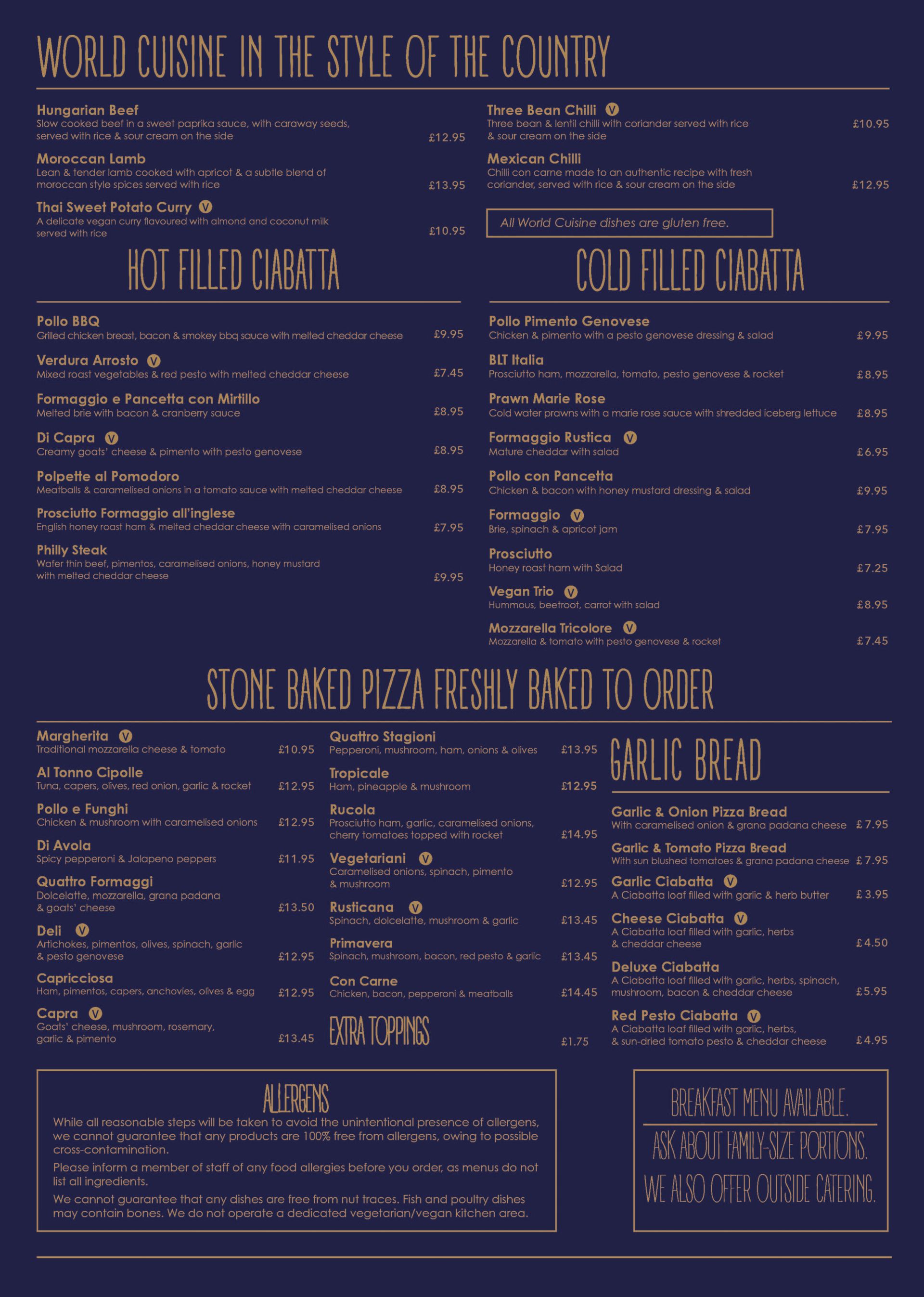 Menus