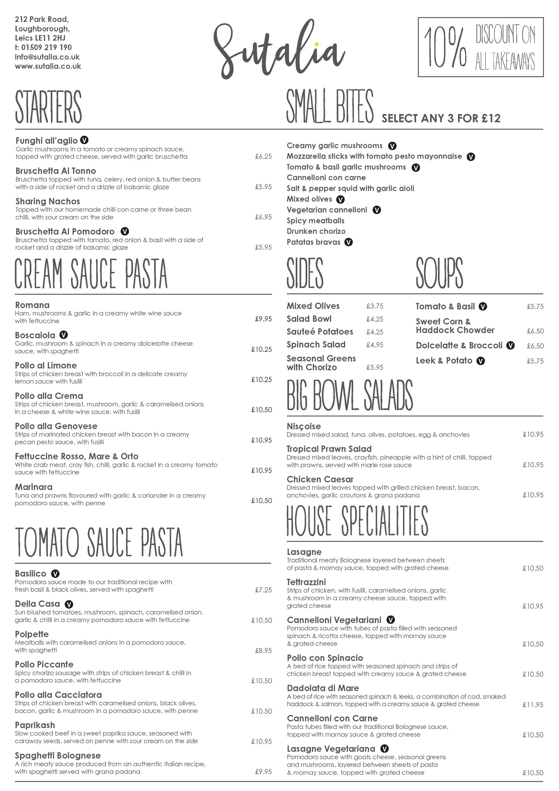 Menus
