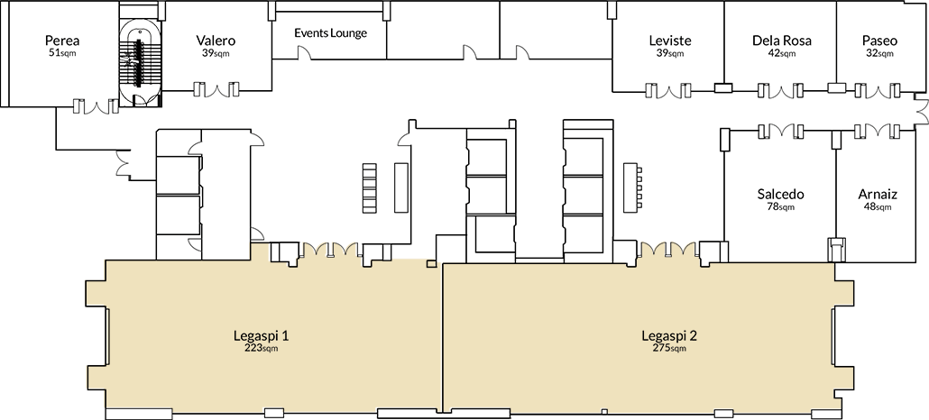 Makati Diamond Residences | Meetings and Socials | Legaspi Ballroom