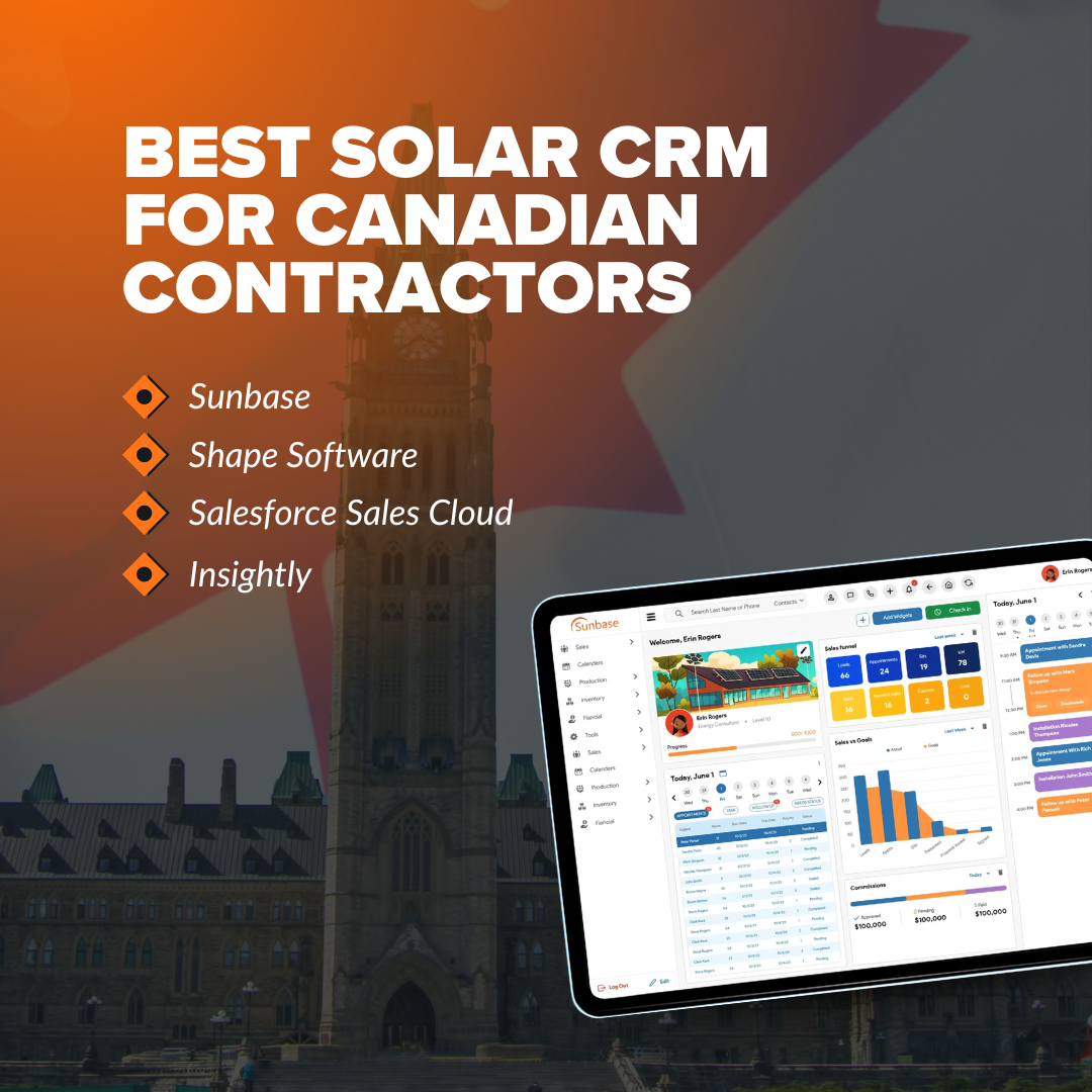 Best Solar CRM Software for Contractors in Canada