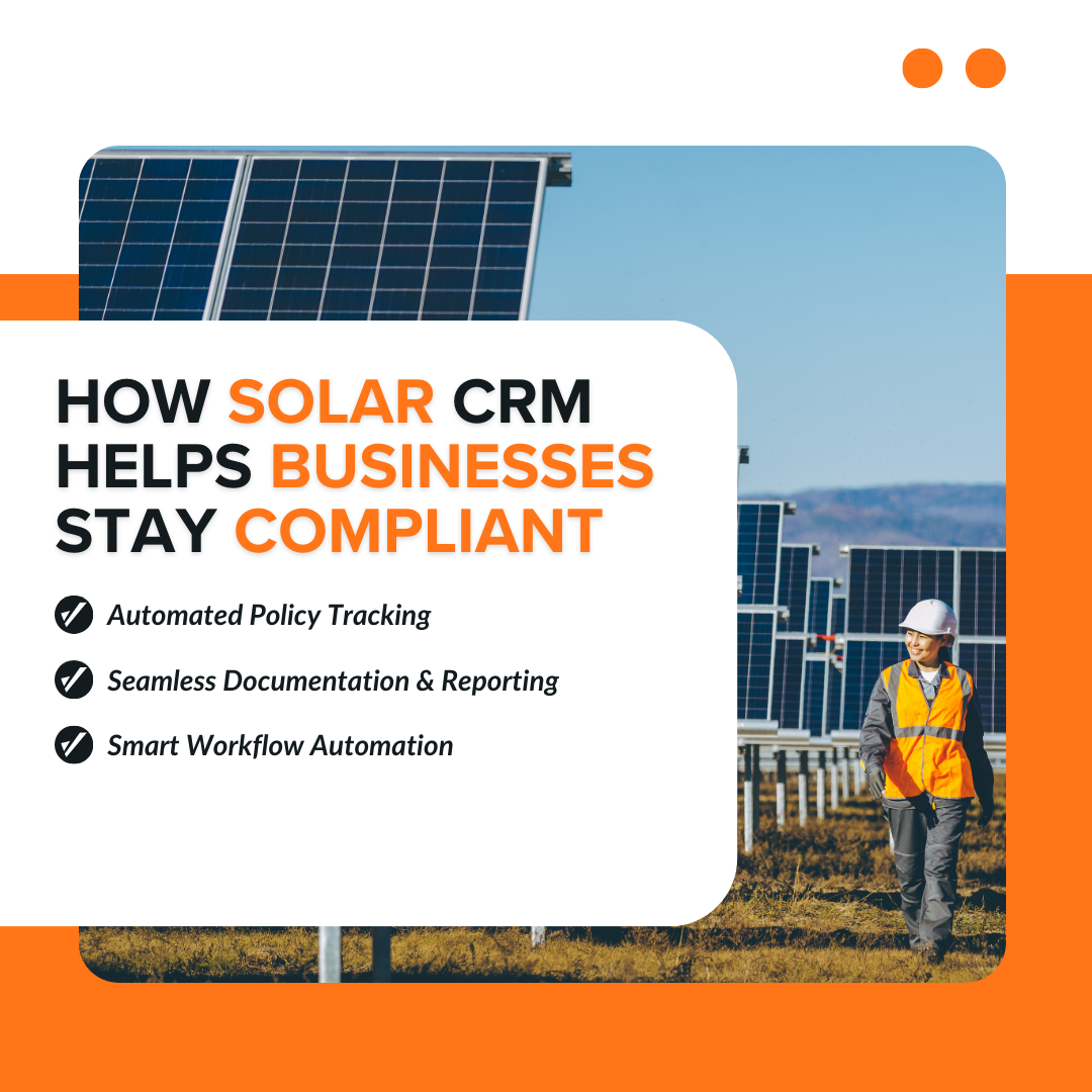 Solar CRM Compliance | Simplify Solar Regulations with Sunbase