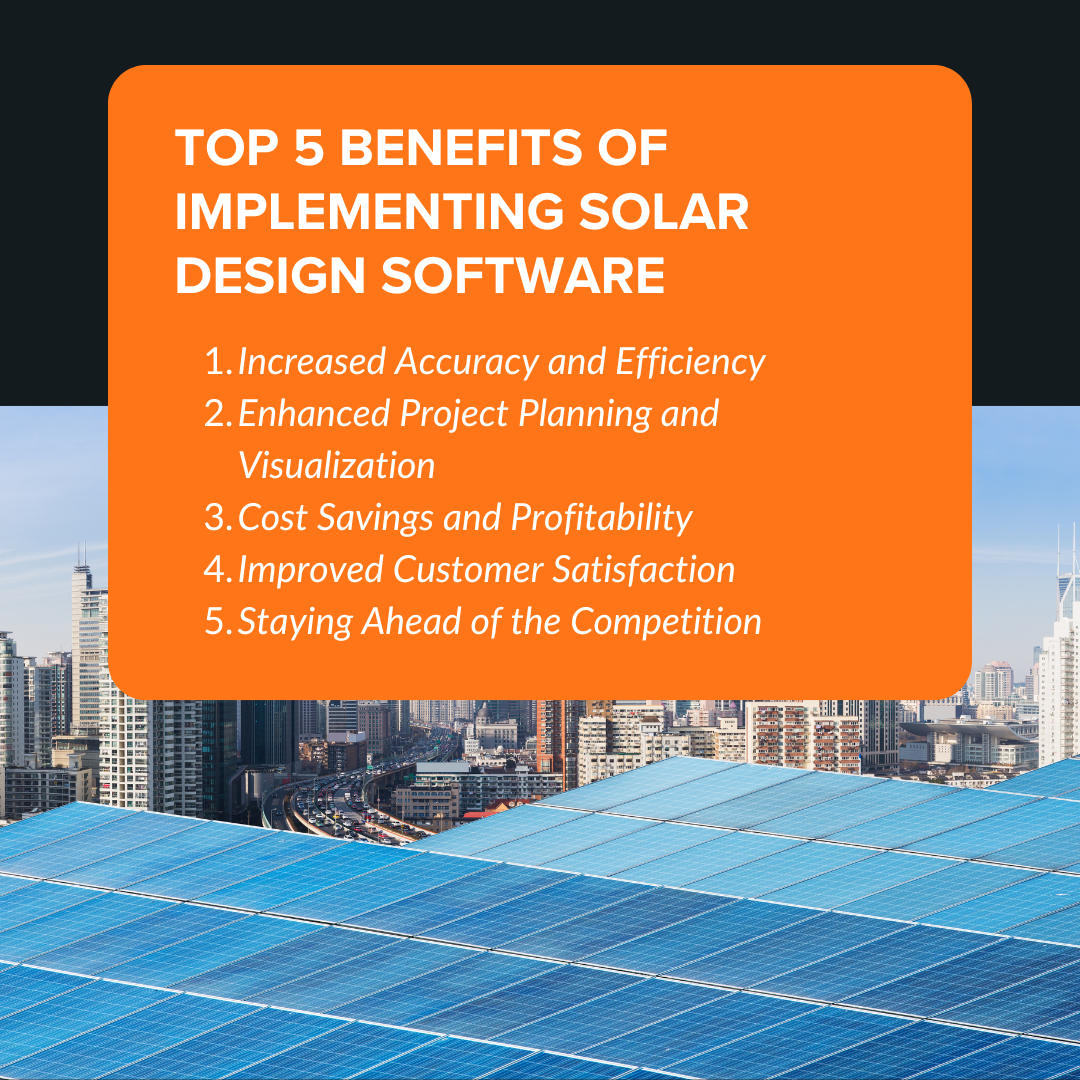 Top 5 Benefits of Implementing Solar Design Software