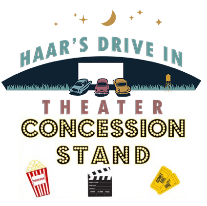 Haars Drive In Theater Concession Stand Menu