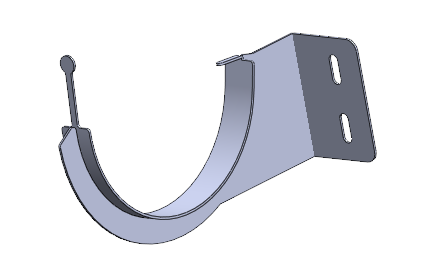 Custom A4 Gutter Brackets to suit Half Round Gutters – NSW – KFC Roofing